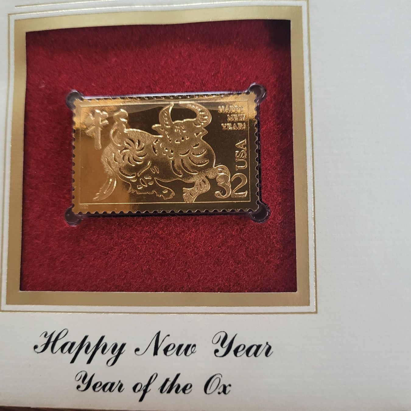 Brief mit Vergoldene Vignette USA 24 Cararts Honolulu 1997 (Gebraucht ...