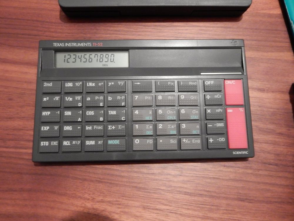 Neuer Taschenrechner Texas Instruments TI-52 | Kaufen auf Ricardo Neuer Taschenrechner Texas Instruments TI-52 | Kaufen auf Ricardo