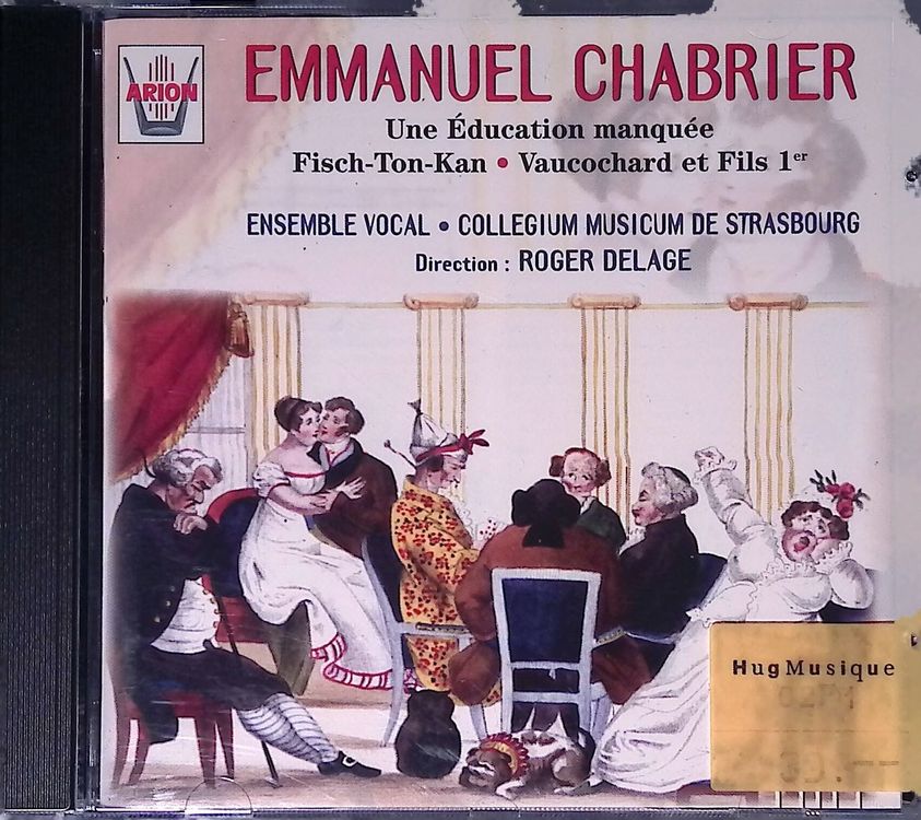 1CD Chabrier Une Education manquee Delange Arion Records (Gebraucht) in ...