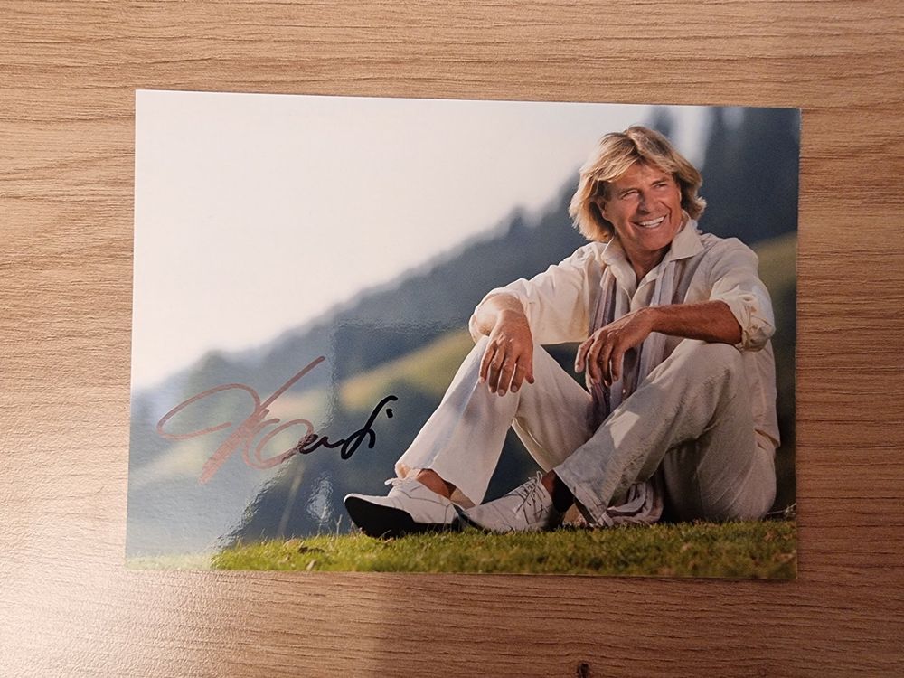 Hansi Hinterseer Originalautogramm (Gebraucht) in Winterthur für CHF 2.5 – mit Lieferung auf ...