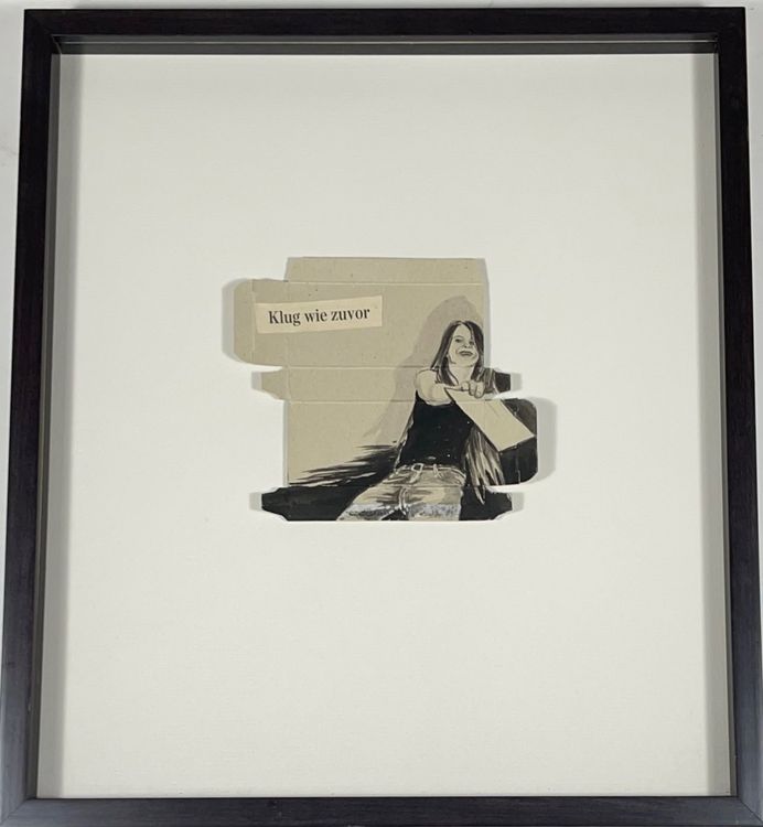 Eva Grün (1975) Mischtechnik Collage (Gebraucht) in Root für CHF 45 – mit Lieferung auf Ricardo ...