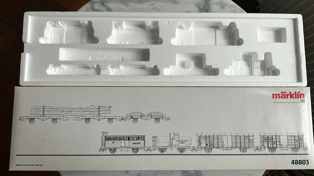 Märklin 48803 Güterwagen Set SBB Ep. II H0 Leerkarton (Neu (gemäss ...