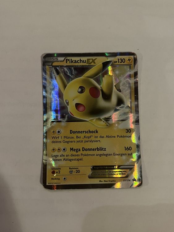 Pikachu EX XY174 Full Art Pokemon Karte Promo | Kaufen auf Ricardo