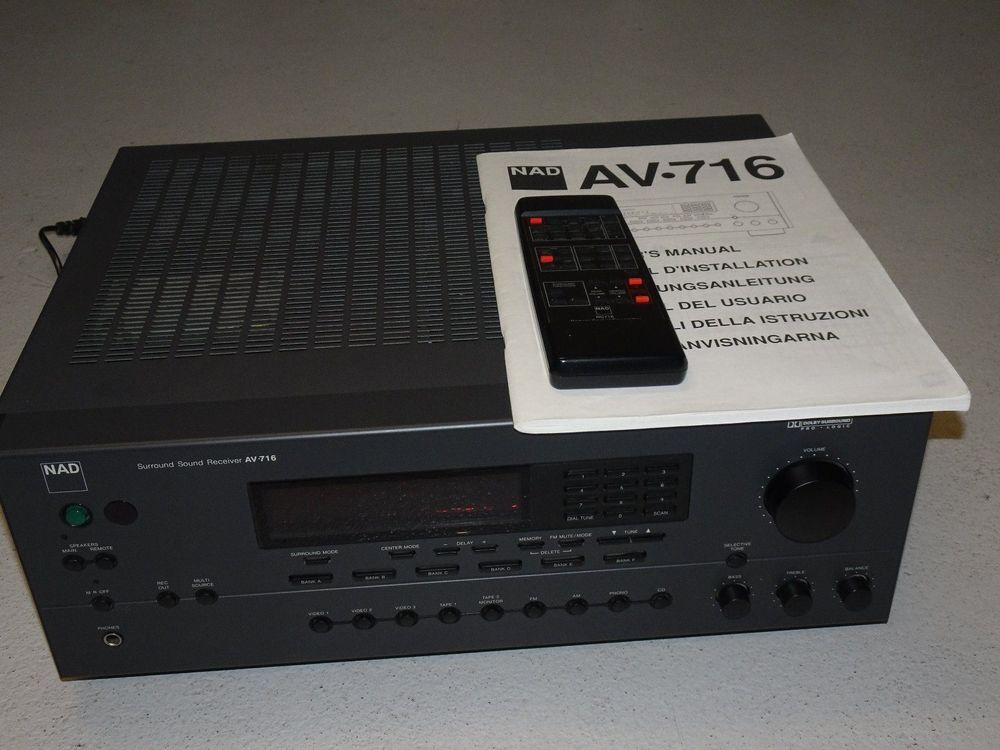 NAD AV-716 Dolby Pro-Logic AV Receiver (Gebraucht) in Belp für CHF 11 ...