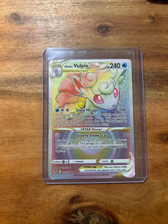 Pokemon Alolan Vulpix VStar ( SIT 197/195 ) | Kaufen auf Ricardo