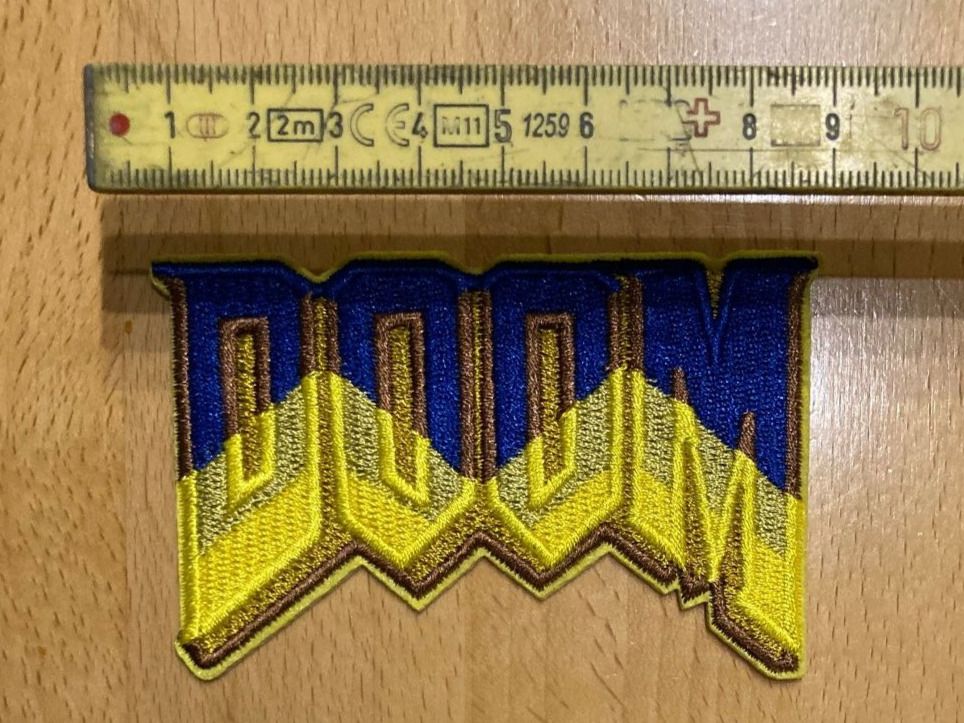 Doom Patch Sticker Aufnäher Metal Rock Band (Neu (gemäss Beschreibung ...