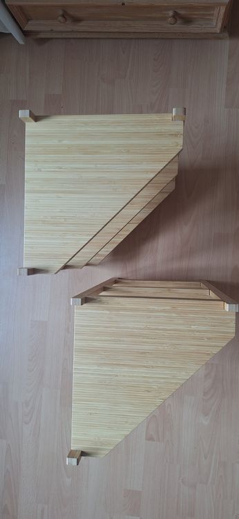 IKEA Waschbecken-/Eckregal, Bambus, 34x60 cm - 2 Stück (Gebraucht) in ...