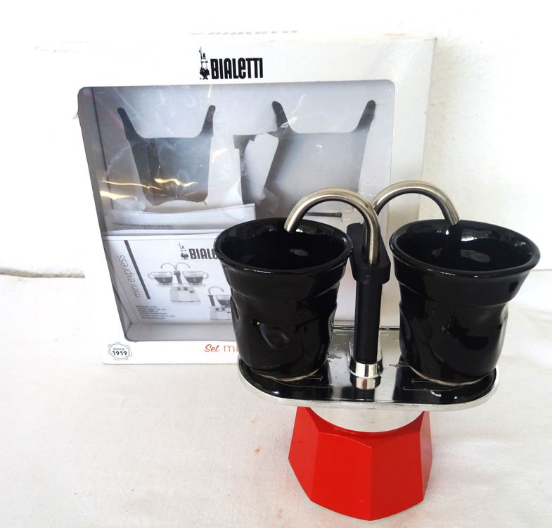 BIALETTI Mini Express Colour Kaffeekocher f. 2 Tassen NEU (Neu und ...