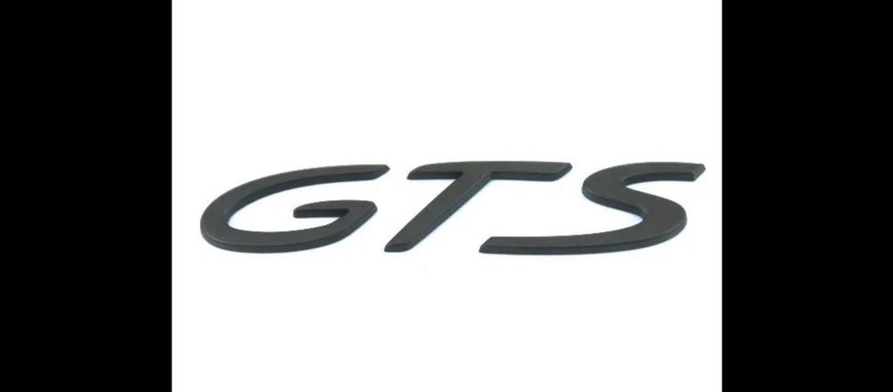 Original Porsche 911 997 GTS Emblem schwarz matt (Neu und ...