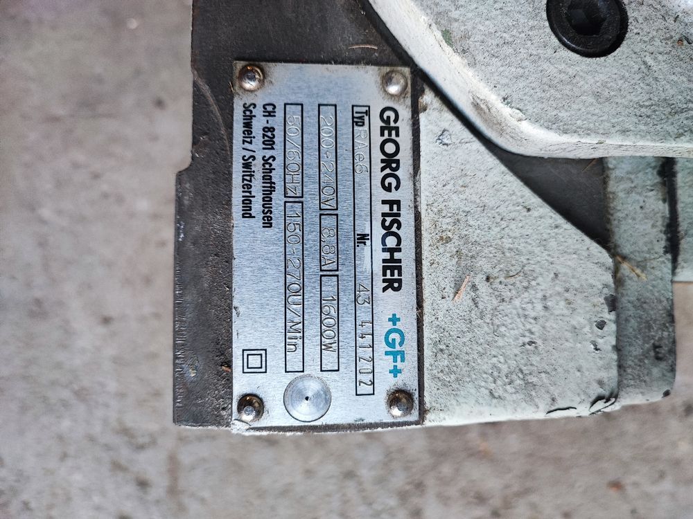 Georg Fischer Rohrtrennmaschine (Gebraucht) in Balzers für CHF 999 ...