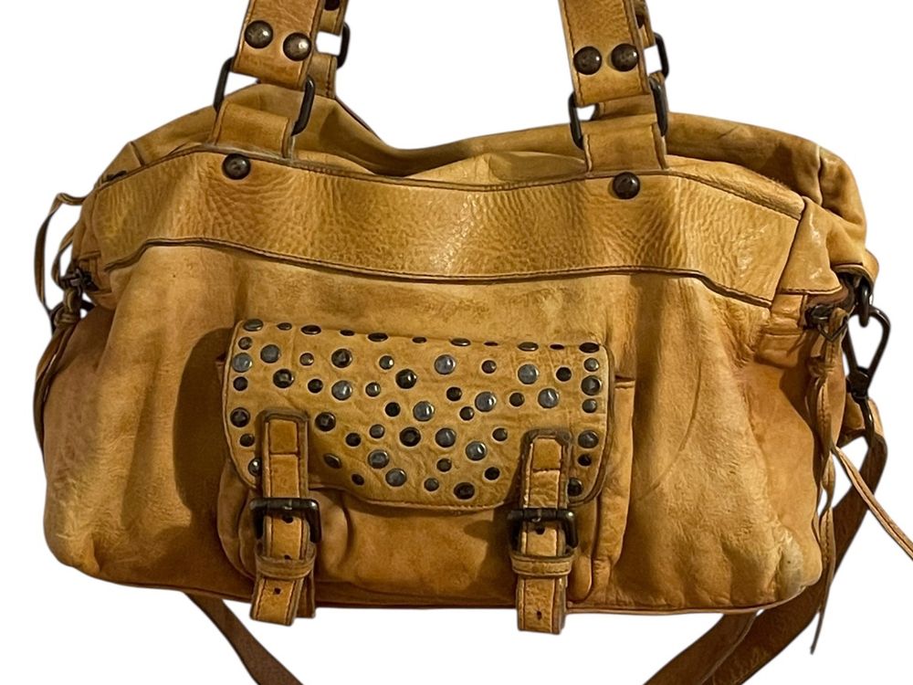 DESIGNER TASCHE SHOPPER GELB LEDER KOMPATIBEL LIEBESKIND (Gebraucht) in ...