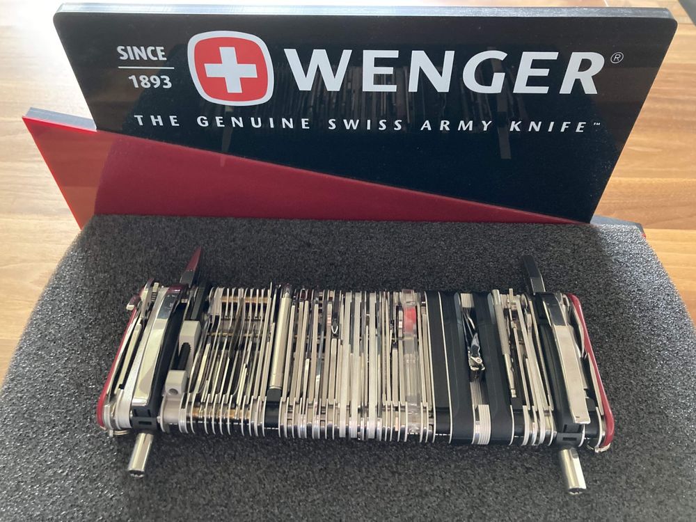 Wenger Giant Knife Taschenmesser Sammlerstück Swiss Army (Neu (gemäss ...