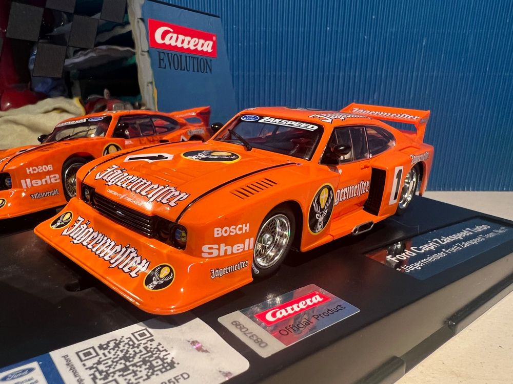 Ford Capri Zakspeed Turbo «JÄGERMEISTER» Carrera Evo 132 NEU (Neu ...