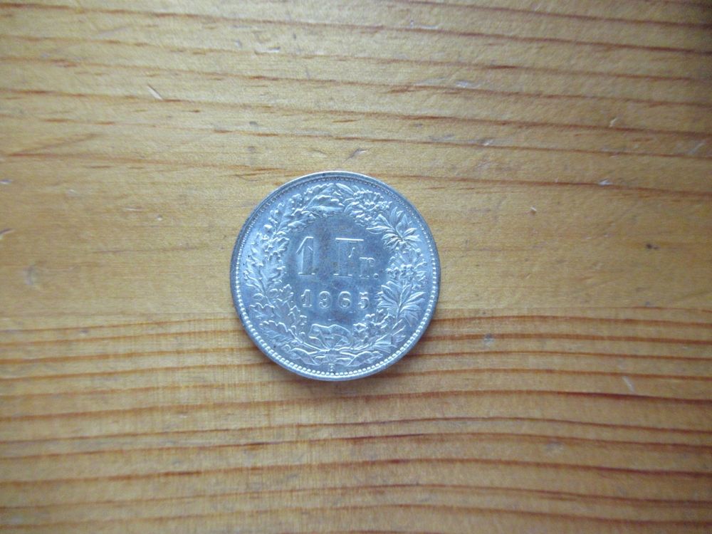 SILBERMÜNZEN 1 FRANKEN 1965 (Neu (gemäss Beschreibung)) in Moosseedorf für CHF 4.6 – mit ...