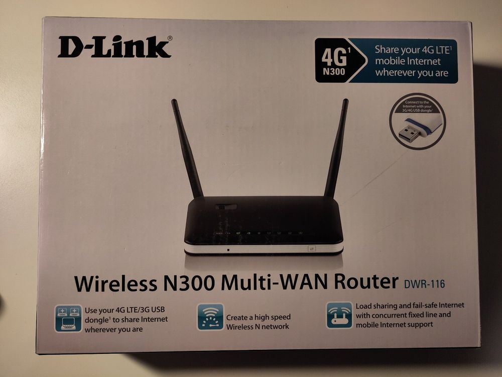 D-Link Wireless Router N300/DWR-116 | Kaufen auf Ricardo
