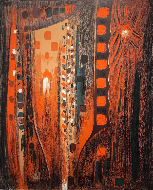 Oskar Dalvit (1911‑1975) - Grosse Farblithographie | Kaufen auf Ricardo