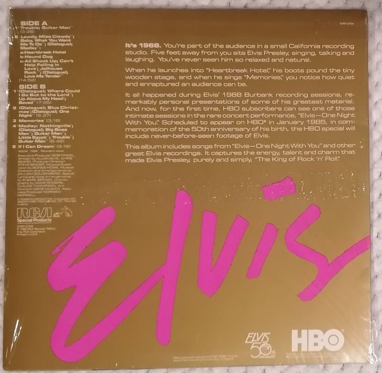 Elvis - One night with you - HBO - Hype Sticker Poster - LP | Kaufen auf Ricardo