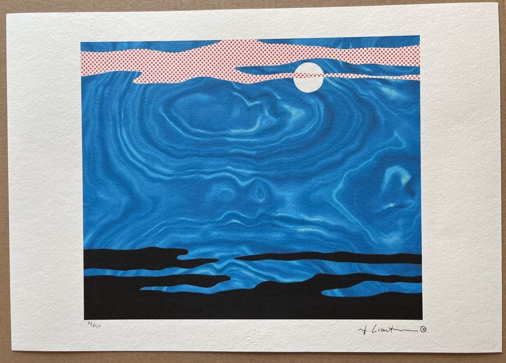 Roy Lichtenstein « Moonscape » 78/150 | Kaufen auf Ricardo