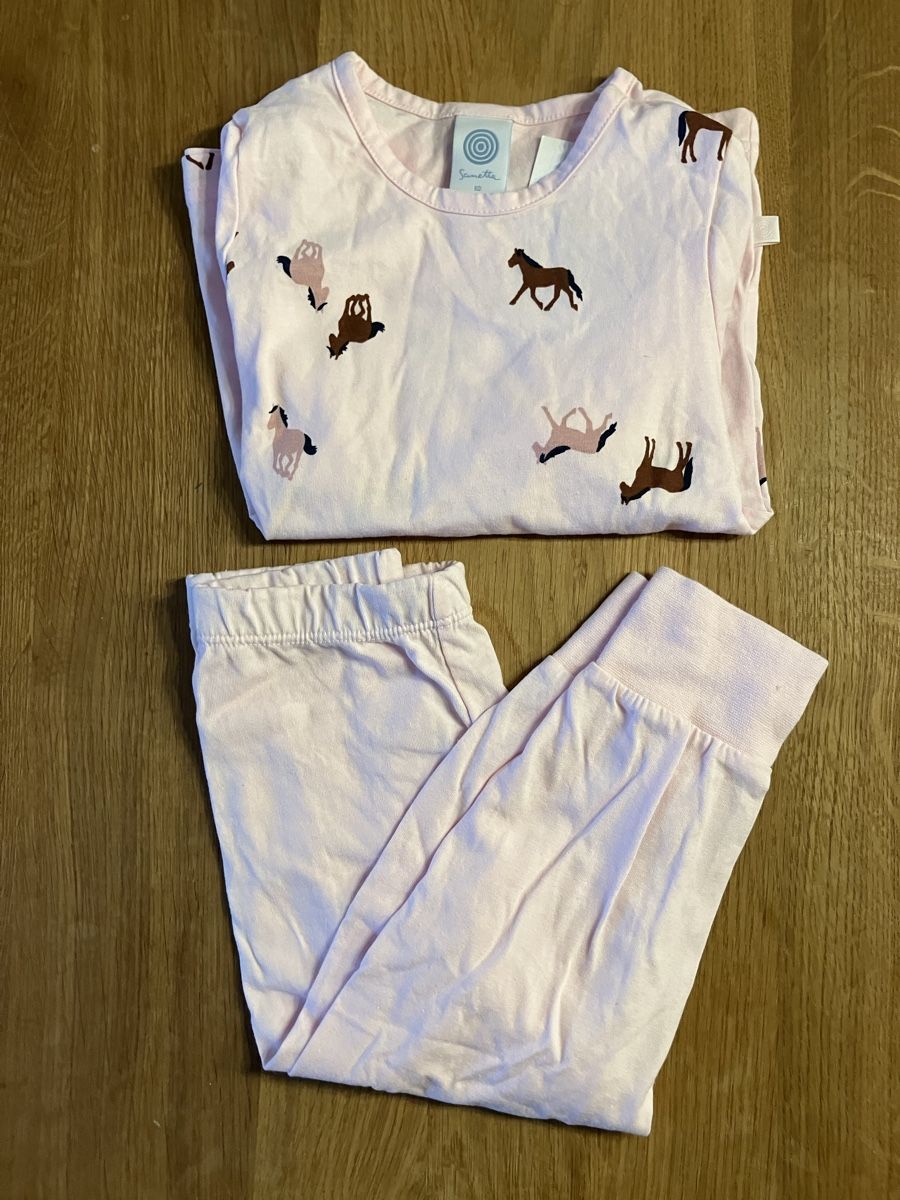 Neu! Sanetta Pyjama Pferde Gr. 92, Top Zustand, Rosa (Neu und ...