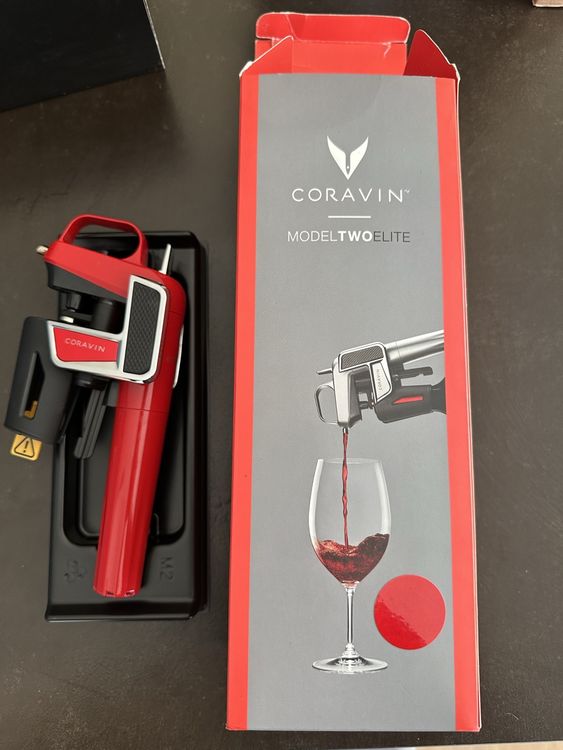 Coravin Model Two Elite in rot - Wein Dosierer | Kaufen auf Ricardo