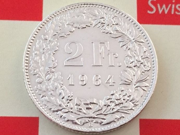 2 Franken 1964 vz (Gebraucht) in Elsau für CHF 8 – mit Lieferung auf Ricardo kaufen