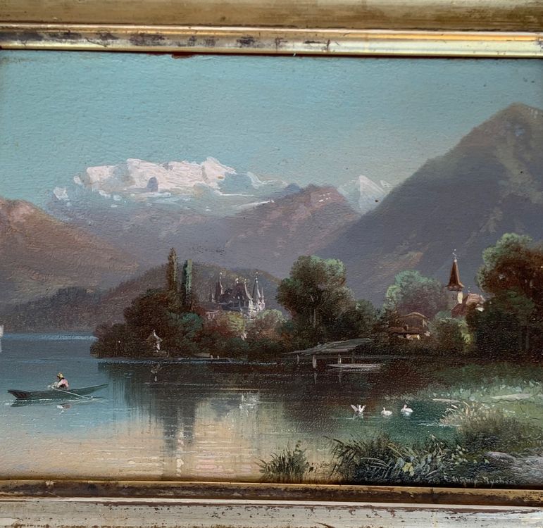 Veduten Gemälde mit schönem Ansicht &Beschriftet (Gebraucht) in Root für CHF 335 – mit Lieferung ...