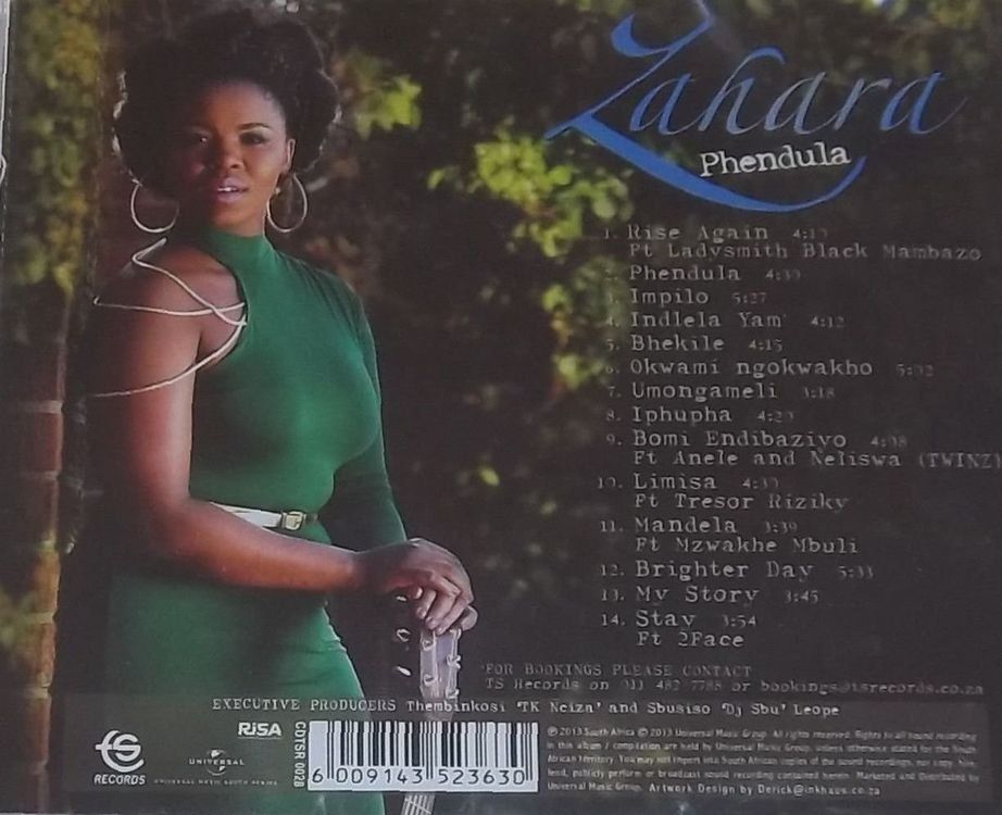 coll. 4CDs- Zahara Phendula, Nneka, Jungle Funk & Whitney (Gebraucht ...