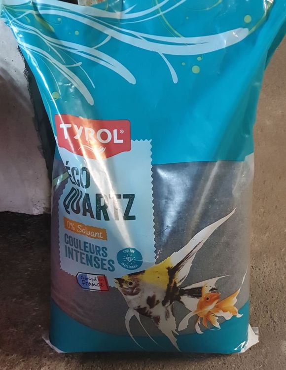 Gravier, Substrat aquarium TYROL ECO QUARTZ,Diamètre 3mm (Neuf avec ...