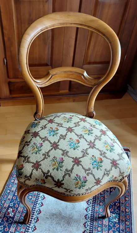 Stuhl mit Gobelinsitz | Kaufen auf Ricardo