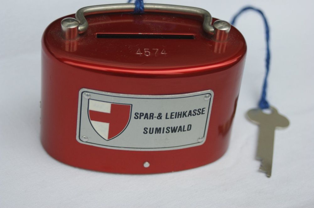 KÄSSELI MIT SCHLÜSSEL SPAR- & LEIHKASSE SUMISWALD (Gebraucht) in Basel für CHF 35 – mit ...