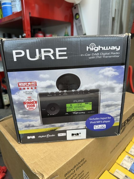 Originalverpackt: PURE Highway In-Car DAB Digital Radio (Neu (gemäss ...