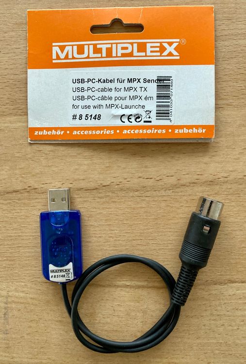 USB-PC-Kabel für Multiplex-Sender (Gebraucht) in für CHF 2 – mit ...