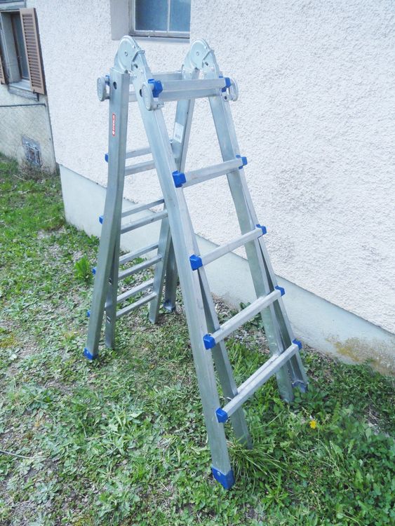 Teleskop-Bockleiter Typ 310 HB Systeme / 4-Teilig (Gebraucht) in ...