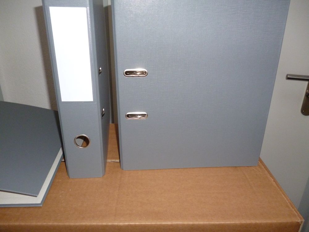 Bundesordner 2-Loch Anthrazit A4, 7,5 cm breit | Kaufen auf Ricardo