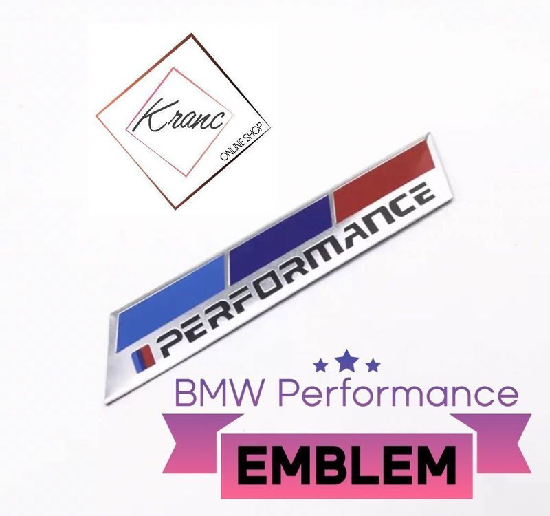 BMW Performance Aluminium Emblem Schriftzug NEU in Silber (Neu und ...
