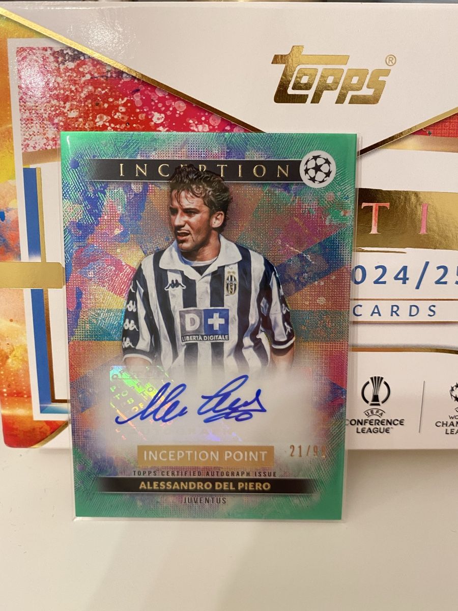 Topps Inception 24-25 Alessandro del Piero Auto / 99 (Neu (gemäss ...