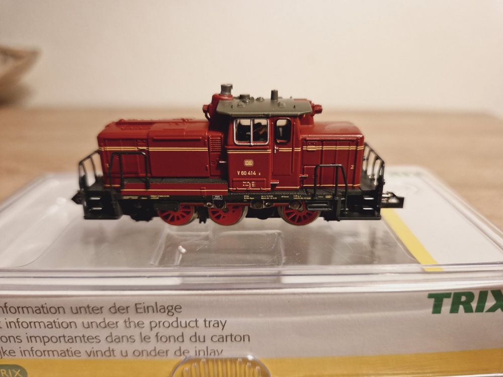 Minitrix 12581 Diesellok V60 DB N OVP NEU (Neu und originalverpackt) in ...