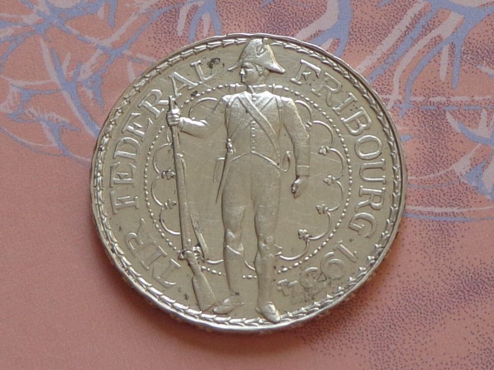 Tir Fédéral Fribourg 5 Fr. 1934 (Gebraucht) in Pully für CHF 18 – mit Lieferung auf Ricardo kaufen