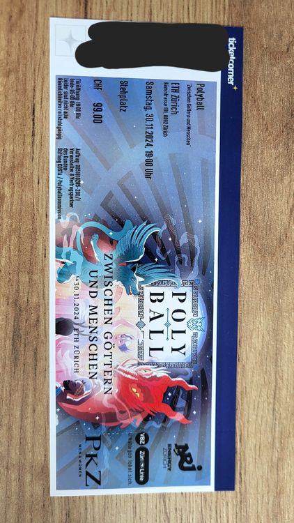 Polyball Ticket (ohne Legi) (Neu und originalverpackt) in Buchs LU für CHF 180 – mit Lieferung ...