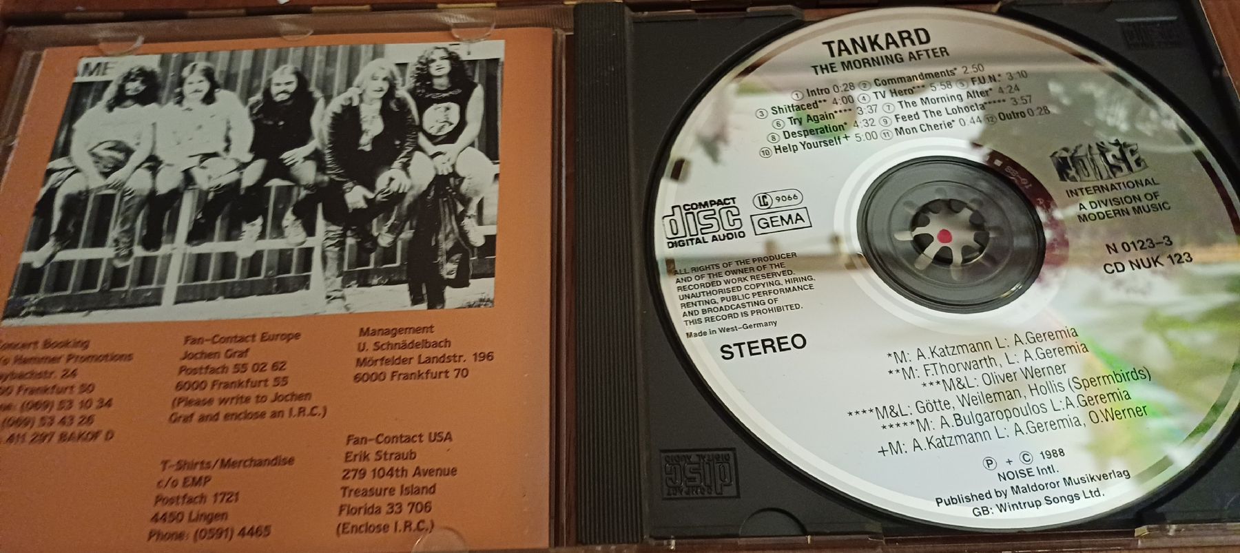 Rarität: Tankard, orig. erste drei CD, 1988/89. Speed Metal (Gebraucht ...