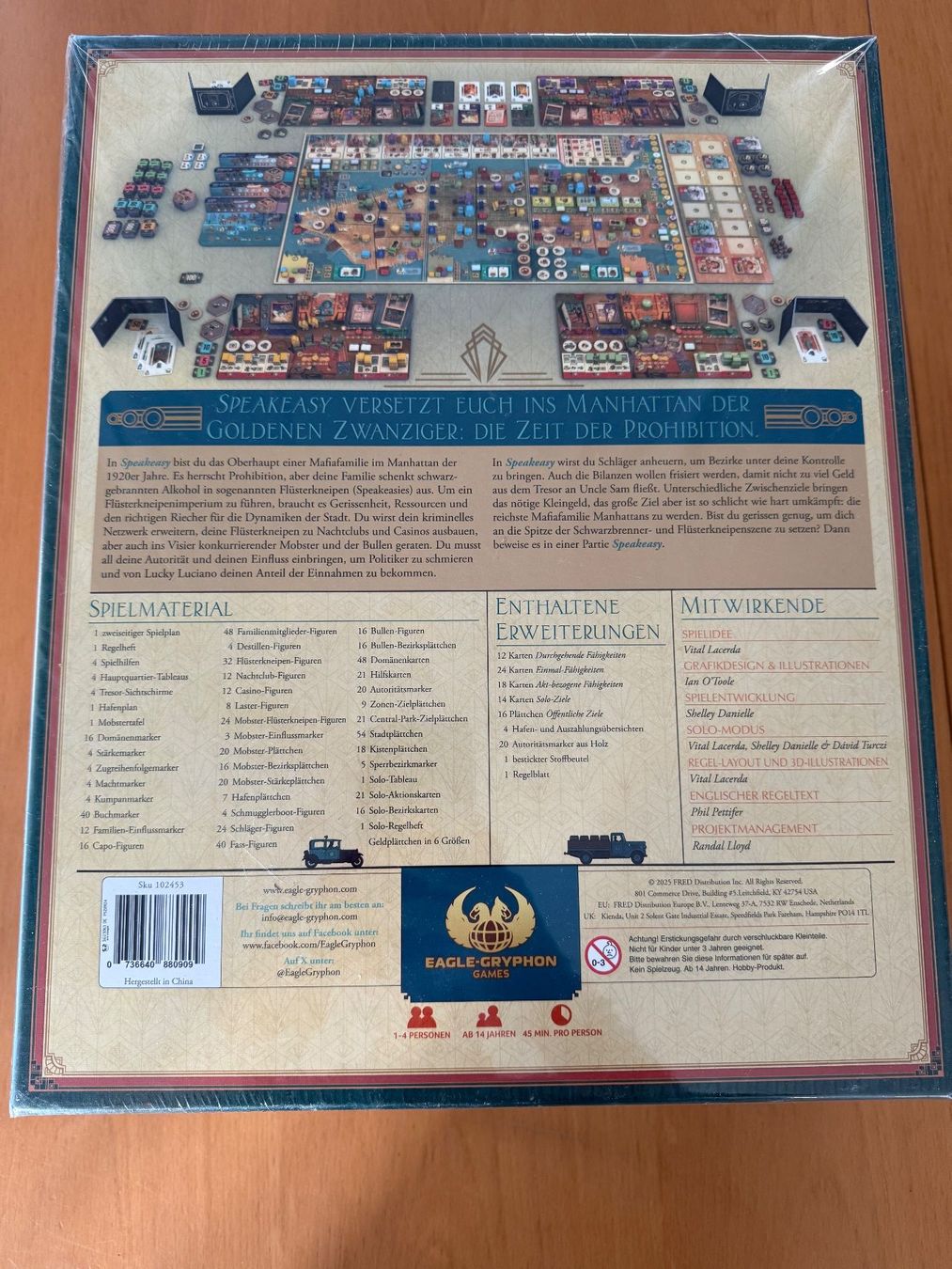 Speakeasy - Werde ein berüchtigter Mafioso im Manhatten (Neu und ...