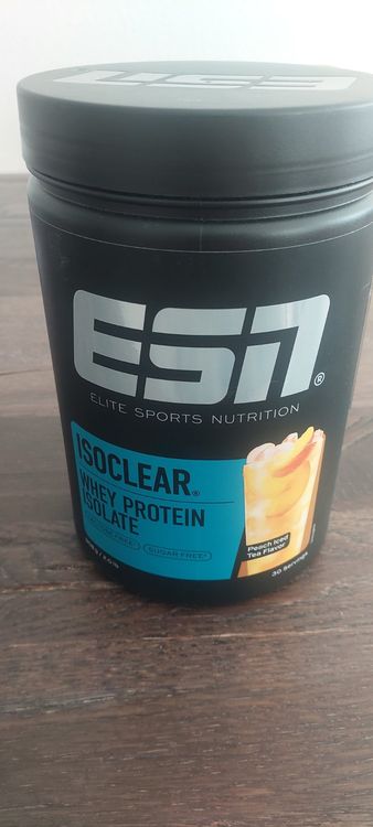 ESI Isoclear Whey Protein Isolate Peach Ice Tea 908gfast neu (Gebraucht ...