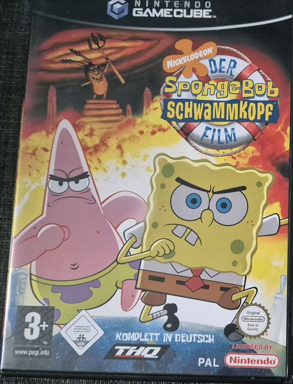 SpongeBob Schwammkopf Film Gamecube Spiel (Gebraucht) in Binningen für ...