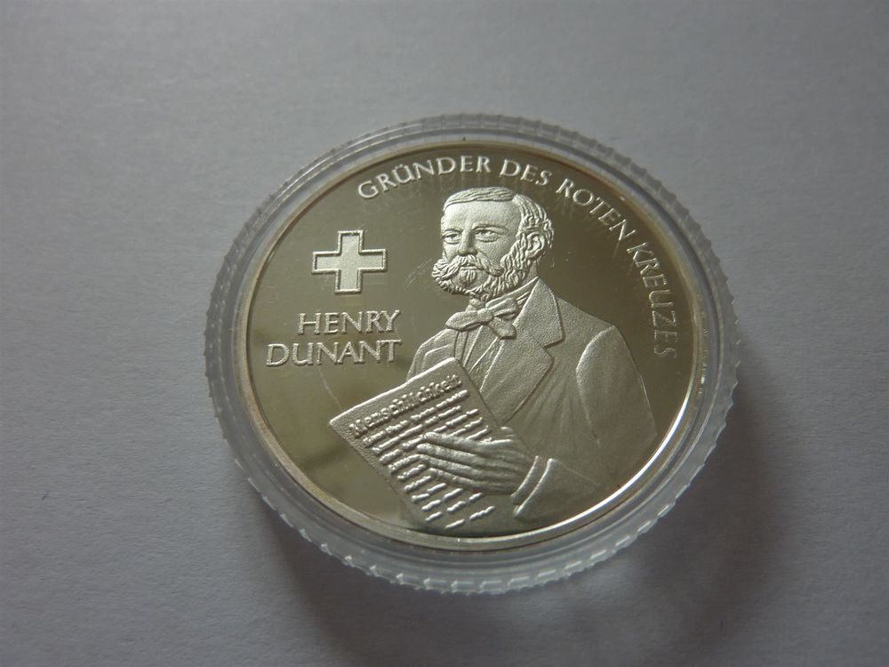 Silbermedaille : Henri Dunant (Neu und originalverpackt) in Birrwil für CHF 17 – mit Lieferung ...