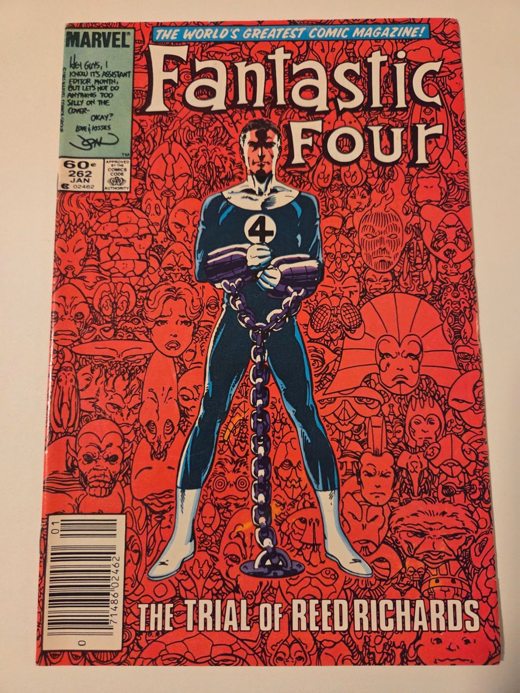 FANTASTIC FOUR #262 (Marvel, 1984) Trial of Reed Richards! (Gebraucht ...