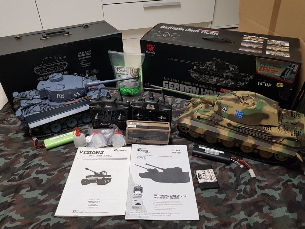 RC Panzer, Tiger, Amewi Torro Heng Long RTR (Gebraucht) in für CHF 450 ...