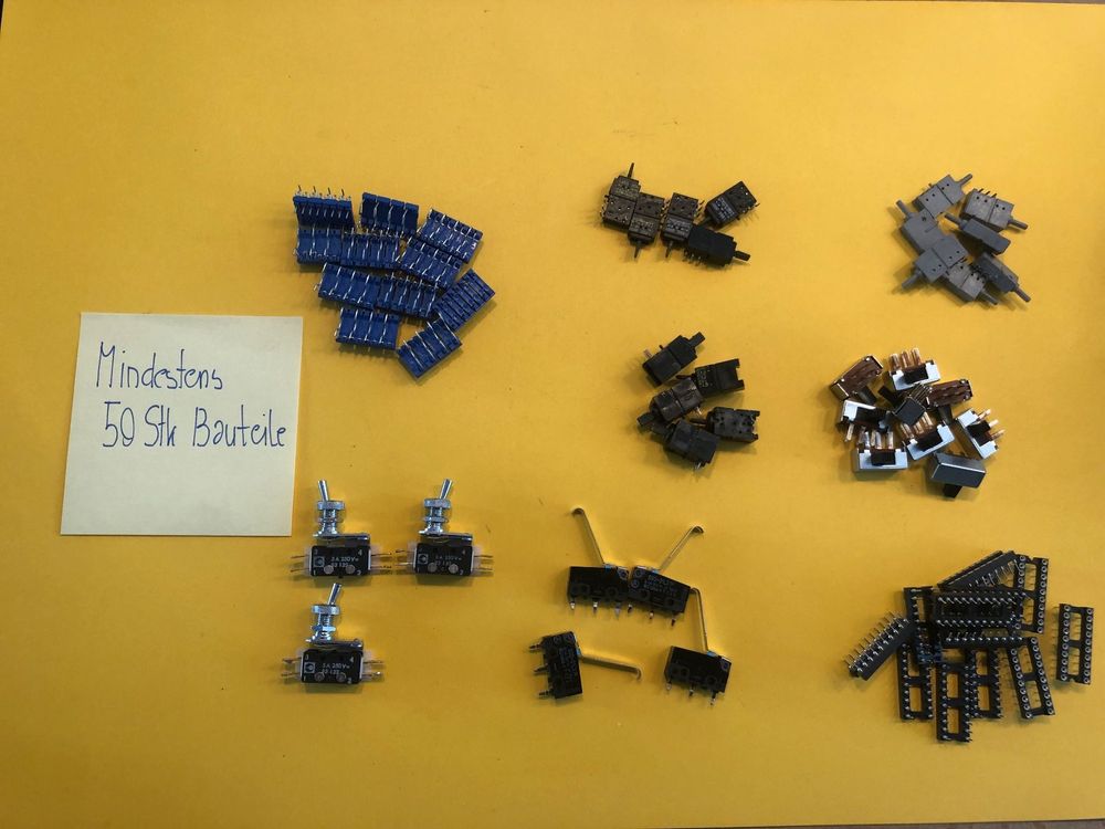 Schaltelemente & IC-Sockel aus Geschäftsauflösung / NOS (Neu (gemäss ...