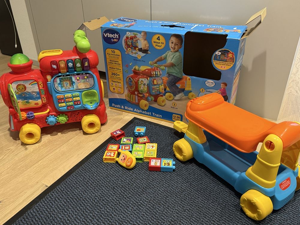 Vtech Baby Push & Ride Alphabet Train 4-in-1 - Toddler Toy (Gebraucht ...