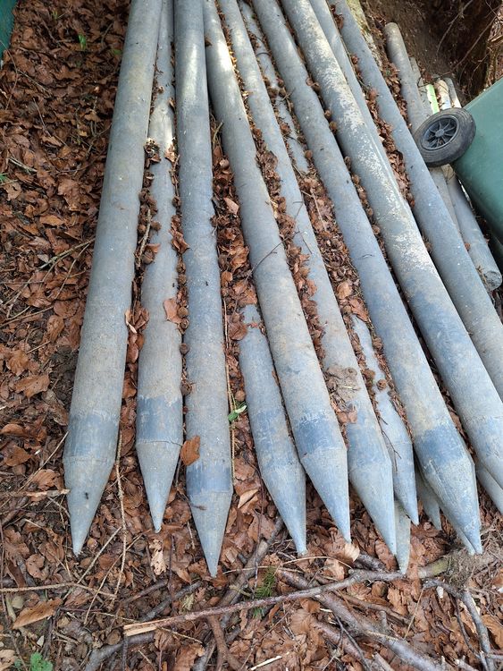 20 Recycling Kunstoff Pfosten 2 meter × 7 cm (Gebraucht) in Eggiwil für ...