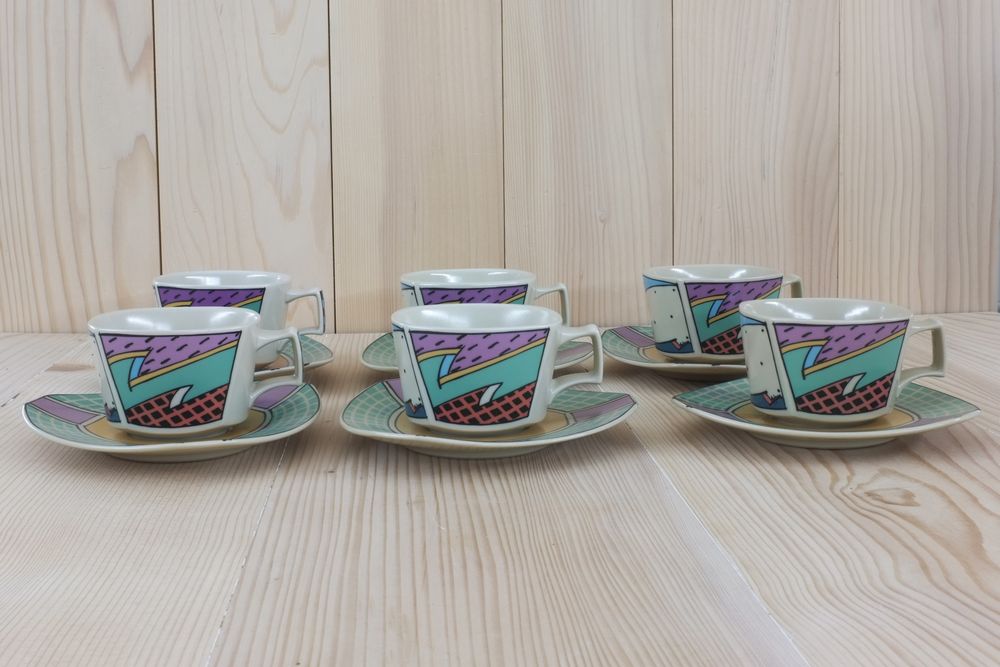 6 Kaffee-Tassen Flash One Rosenthal D. Hafner 80er (Gebraucht) in Basel ...